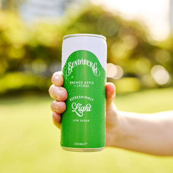 Refreshingly Light Brewed Apple + Lychee 250mL x 24 – The Bundaberg Barrel